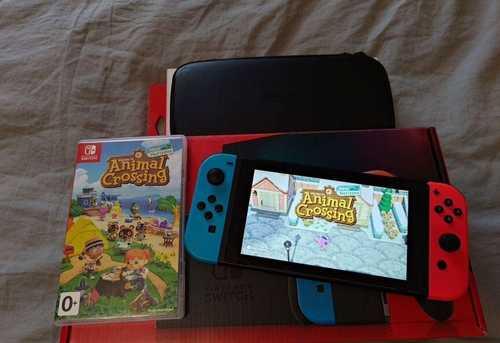 Nintendo Switch + Animal Crossing New Horizons
