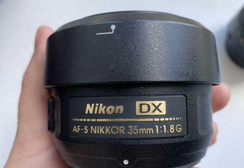 Объектив для nikon 35 1.8 G DX