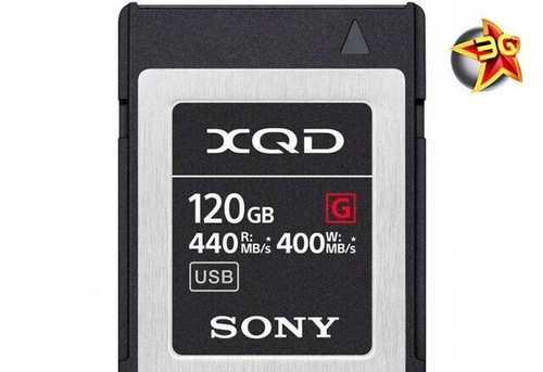 Карта Sony 120Gb XQD G Series 400/440 MB/s (QD-G12