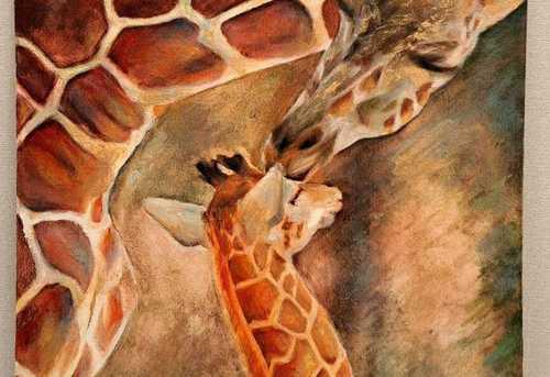 Картина Жирафы 45х60см