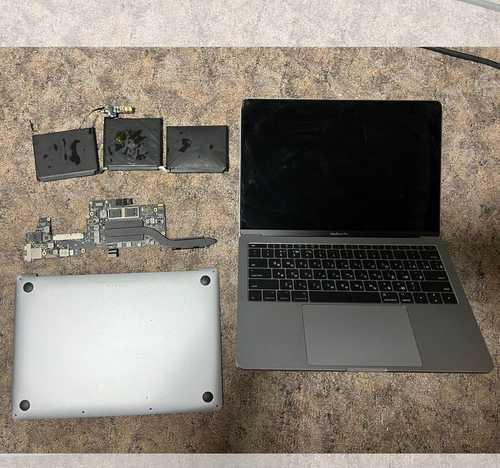 Apple macbook pro 2017 A1708 разбор