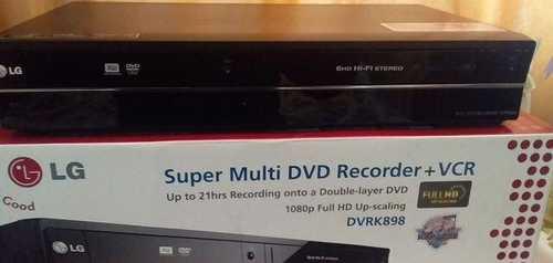 DVD-VHS LG dvrk898