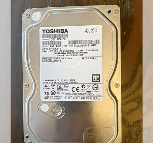 Toshiba DT01ACA100