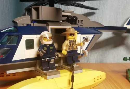Lego city: 60067. Погоня на полицейском вертолёте