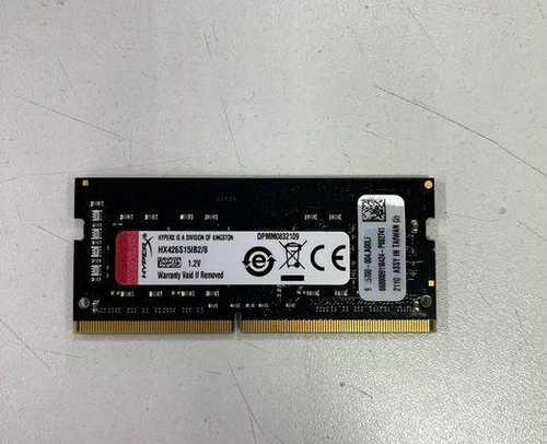 Память бу DDR4 8 gb 2666 mhz Kingston HyperX Impac