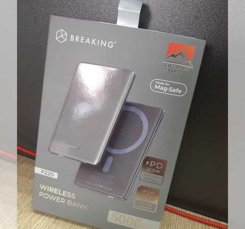 Внешний аккумулятор breaking 5000 mah