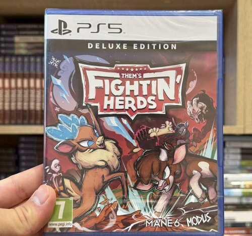 Fightin Herds: Deluxe Edition ps5 новый