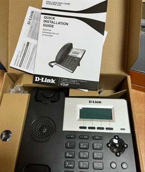 Телефон IP D-Link DPH-120SE/F2B черный