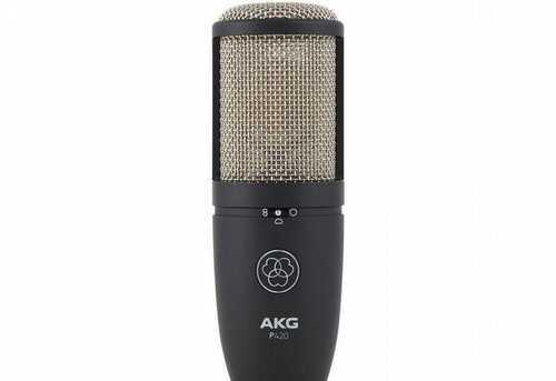 AKG P420 конденсаторный микрофон, 3 диаграммы