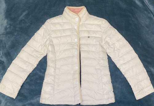 Белая куртка Tommy hilfiger детская (размер 128)