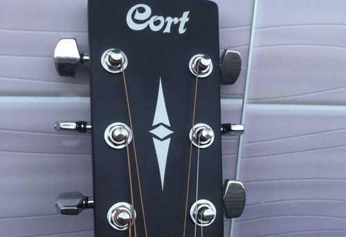 Акустическая гитара cort AF510 BKS