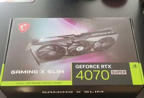 MSI GeForce RTX 4070 Super 12G gaming X slim