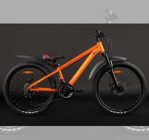 Велосипед horh tony 24" (2024) Orange-Black