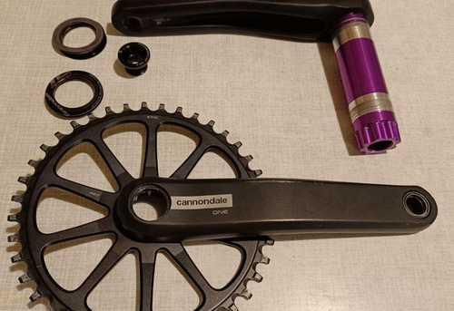 Шатуны Cannondale one 172,5мм, 40т