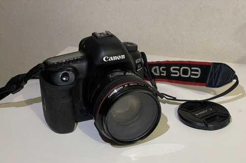 Canon 5d mark iv + Canon EF 50mm f/1.2L USM