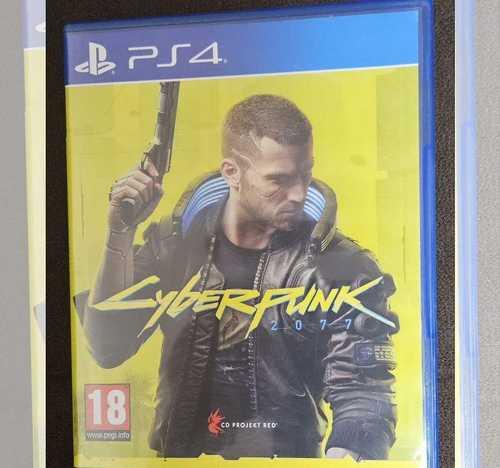 Cyberpunk 2077 ps4/ps5 диск на русском языке