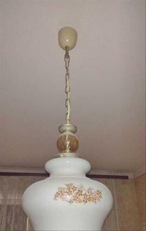 Светильник подвесной и настольная лампа