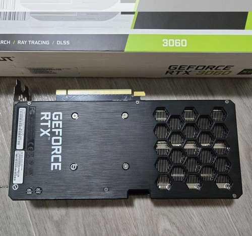 Видеокарта Palit dual RTX 3060 12gb