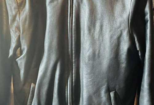 Кожаная куртка мужская/женская размер L/XL