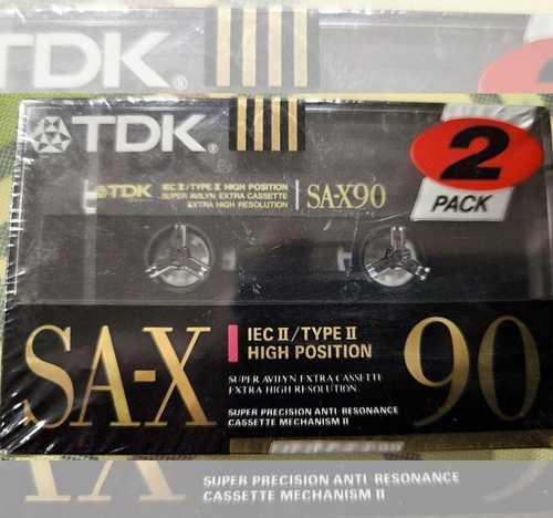 Набор аудиокассет TDK SA-X 90 Chrome (2 штуки)