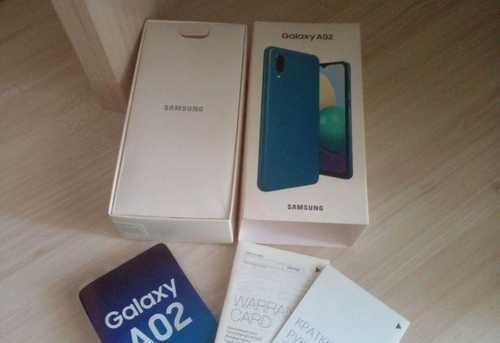 Коробка от телефон Samsung Galaxy A02