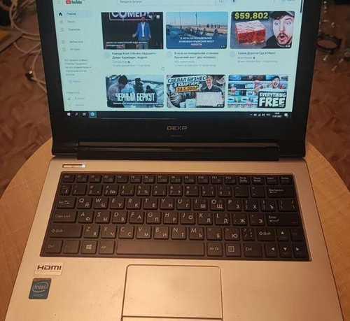 Продаём 11.6 ноутбук dexp Athena T103