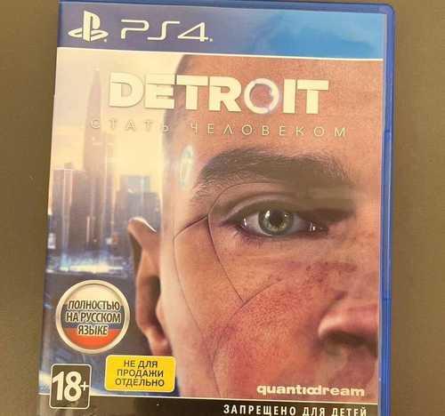 Диск для PS4 Detroit полностью на русском языке