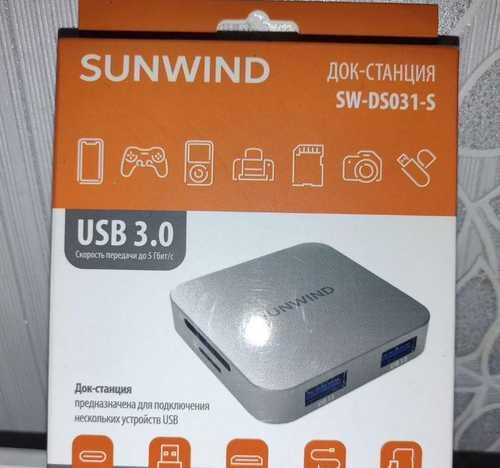 Док станция в ноутбук /type-c to hdmi/ SunWind SW