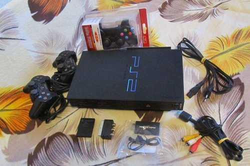 PS2 FAT HDD +7игр