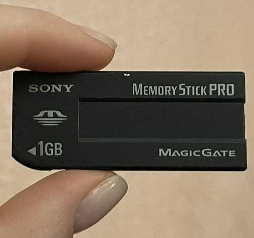 Карта памяти sony memory stick pro