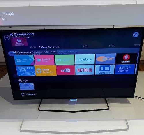 Телевизор phillips 40 дюймов SMART tv