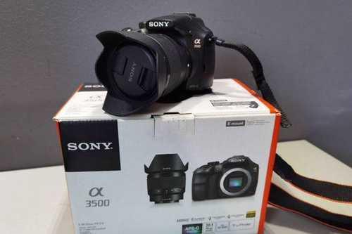 Sony Alpha A3500 Kit Пробег 1429 Беззеркалка