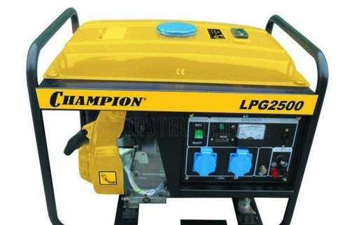Бензиново-газовый генератор champion LPG2500