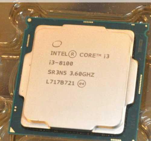 Процессор intel core i3 8100