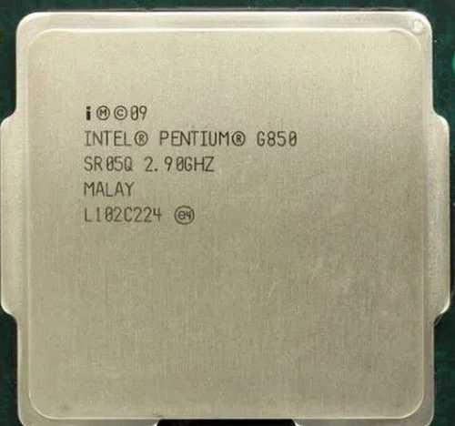 Процессор intel pentium g850