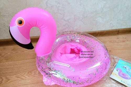 Надувной круг Фламинго для малышей