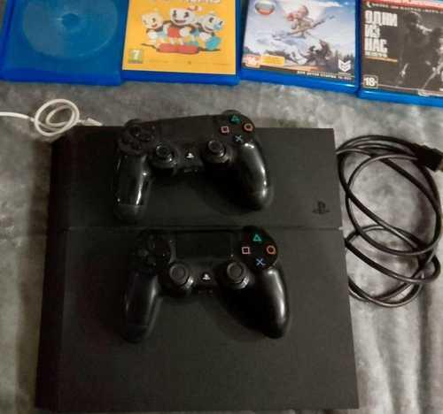 Sony playstation 4 ps4 500gb 5 игр