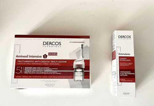 Набор Vichy Dercos Aminexil Intensive 5 + шампунь