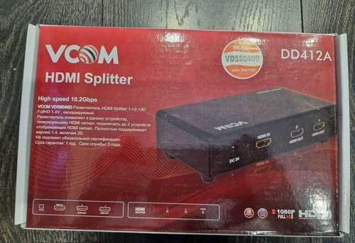 Разветвитель hdmi vcom DD412A