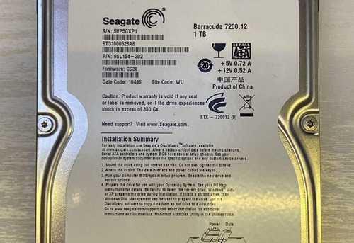 Жесткий диск на 1tr seagate Barracuda 7200.12