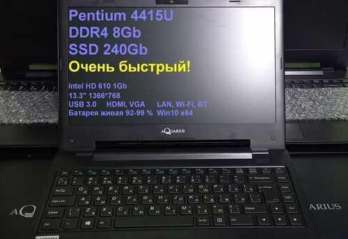 Aquarius 13.3 Быстрый на DDR4 SSD. Опт и розница