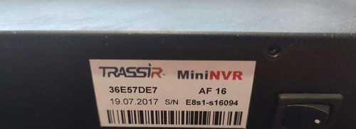 Регистратор Trassir mininvr AF16