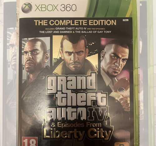 Игра GTA IV (4) Complete Edition для Xbox One/360