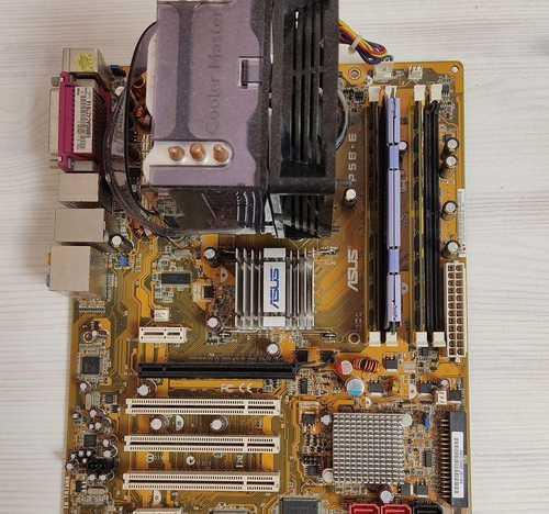 Asus P5B-E + Core 2 Duo E6400 + 6Гб DDR2 + кулер