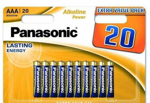 Батарейки Panasonic LR03REB/20BW AAA щелочные Alka