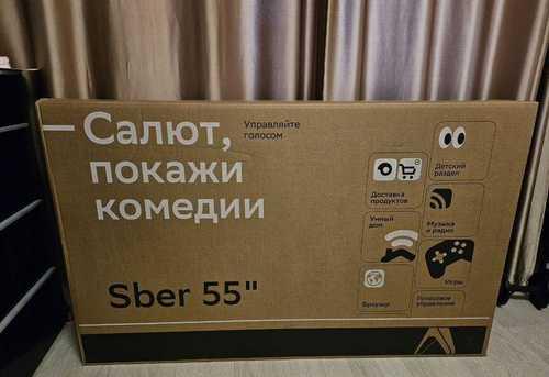 Новый Телевизор Sber SDX-55U4127 55 (139 ) UHD 4K