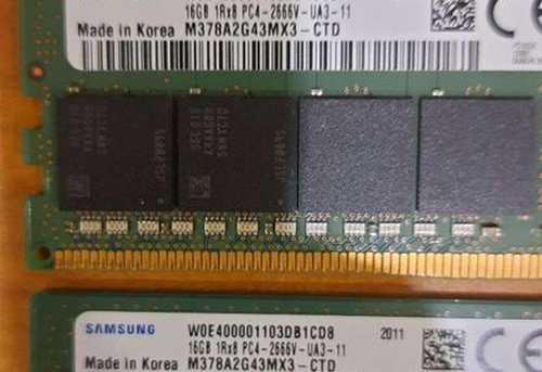 Оперативная память Samsung DDR4 - 16 Гб
