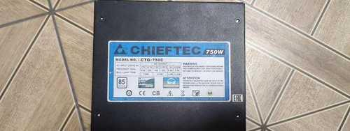 Блок питания Chieftec CTG-750C 750W