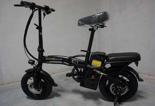 Электровелосипед скутер 48 В складной малый новый