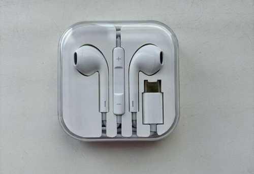 Наушники apple EarPods на Type-c